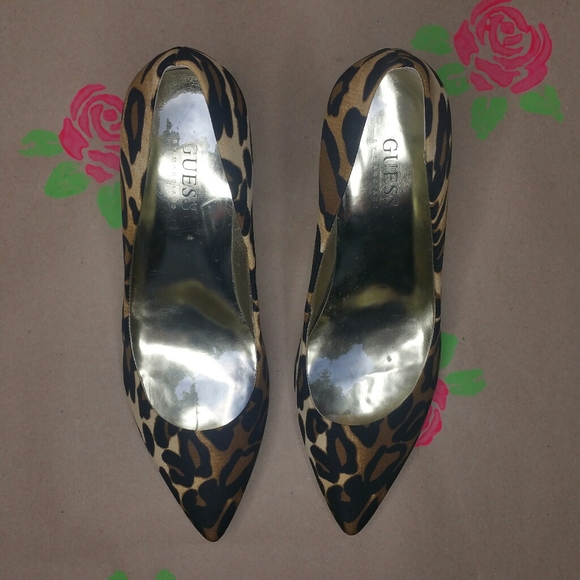 Guess by Marciano | Shoes | Guess Leopard Heels Size 75 | Poshmark